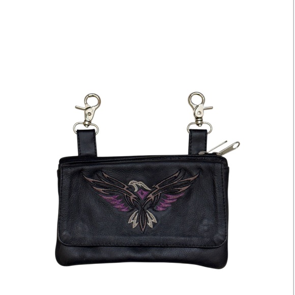 Unik | Bags | Unik Leather Motorcycle Riding Purse | Poshmark